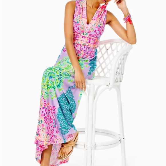 Lilly Pulitzer | Dresses | Nwt Lilly Pulitzer Pearce Maxi Multi ...